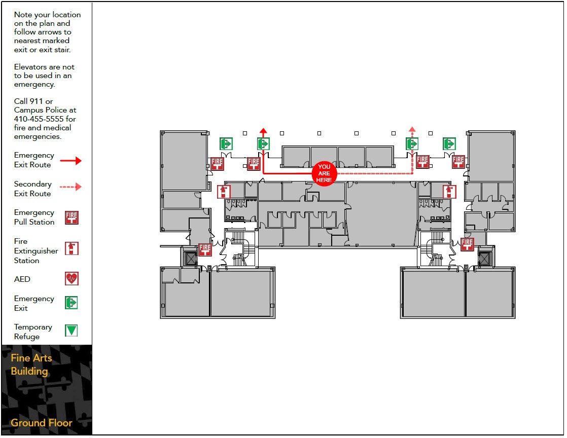 Fine Arts Building Emergency Action Plans – Police Department – UMBC