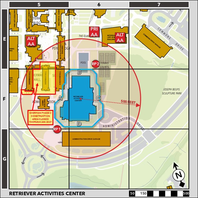 Retriever Activities Center Emergency Action Plans – Police Department ...